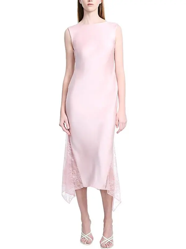 Bcbgmaxazria Cowl Back Dress - Blossom