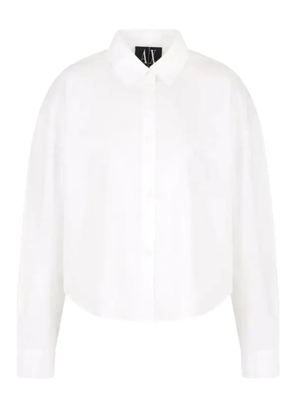 Armani Exchange Logo-embroidered Shirt - White