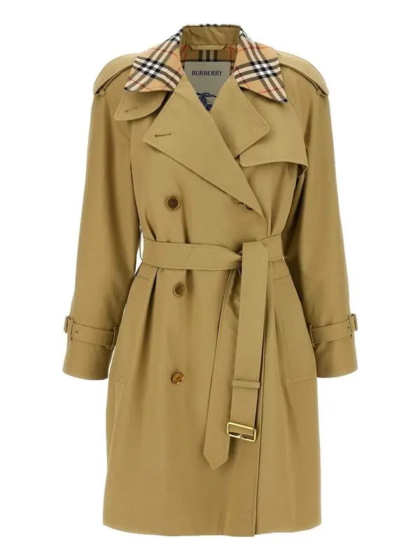 Burberry Medium 'castleford' Trench Coat - Beige