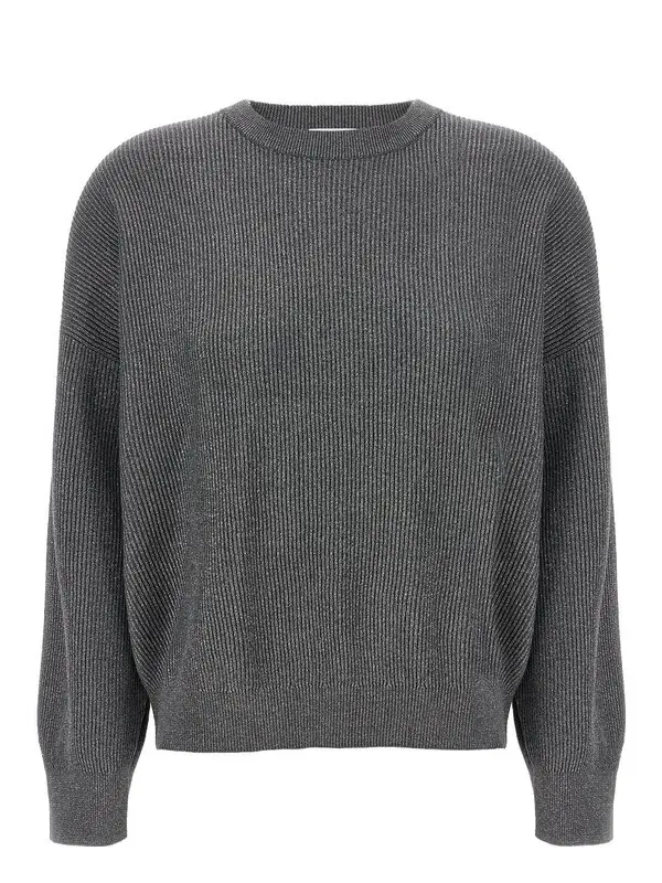 Brunello Cucinelli Crocheted Sweater - Gray