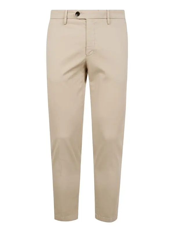 MICHAEL COAL Capri American Pocket Trousers - Beige