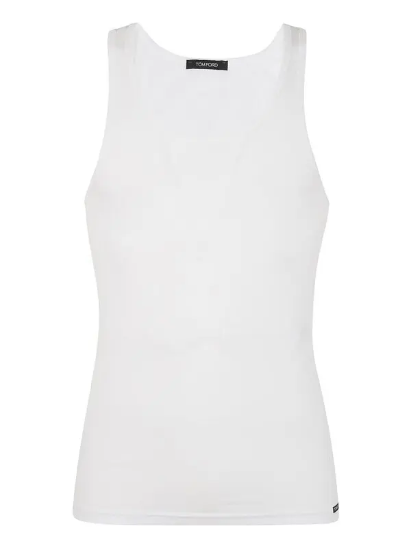 TOM FORD Rib Vest - White