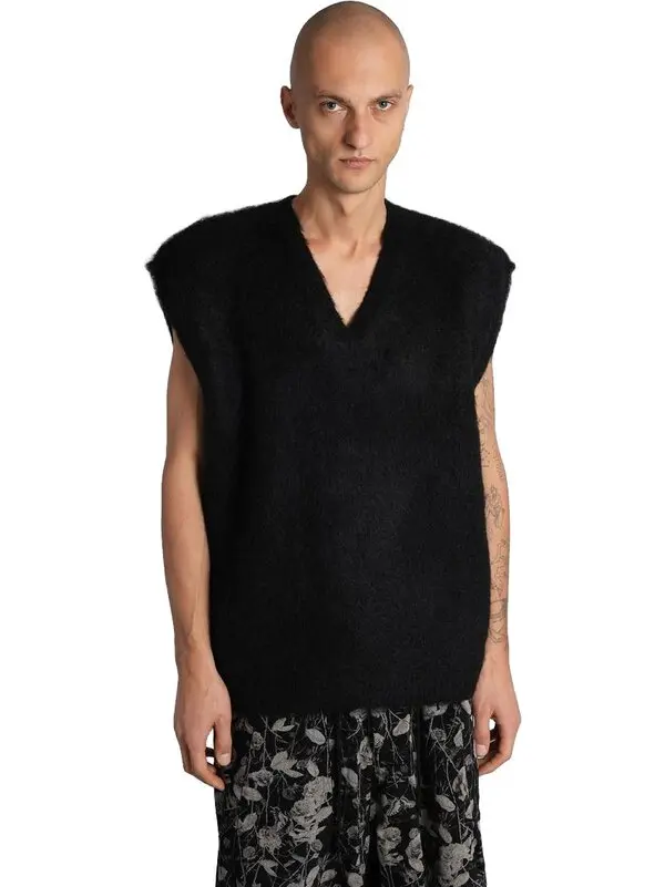 Needles Wool Blend Vest - Black