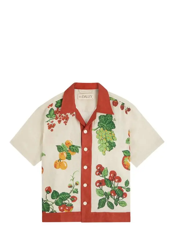 S.S.DALEY Picnic Printed Linen Shirt - Multicoloured 1