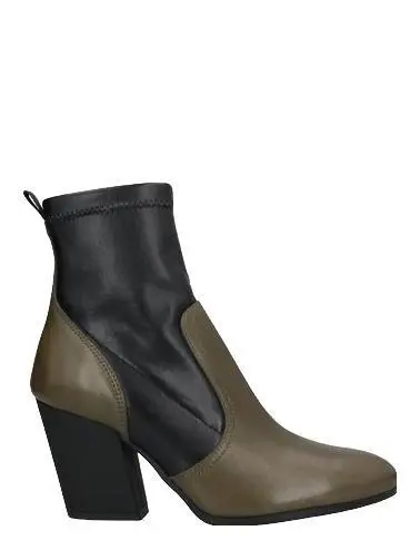 Hogan Soft Leather Ankle Boots - Green