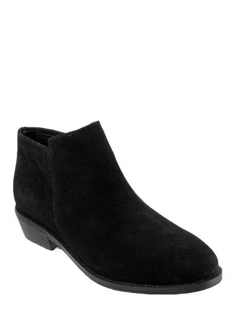 Softwalk Rocklin 2.0 Bootie - Black Suede