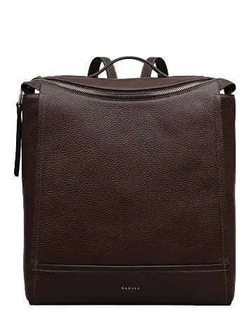 RADLEY Oak Street Ziptop Backpack - Dark Oak