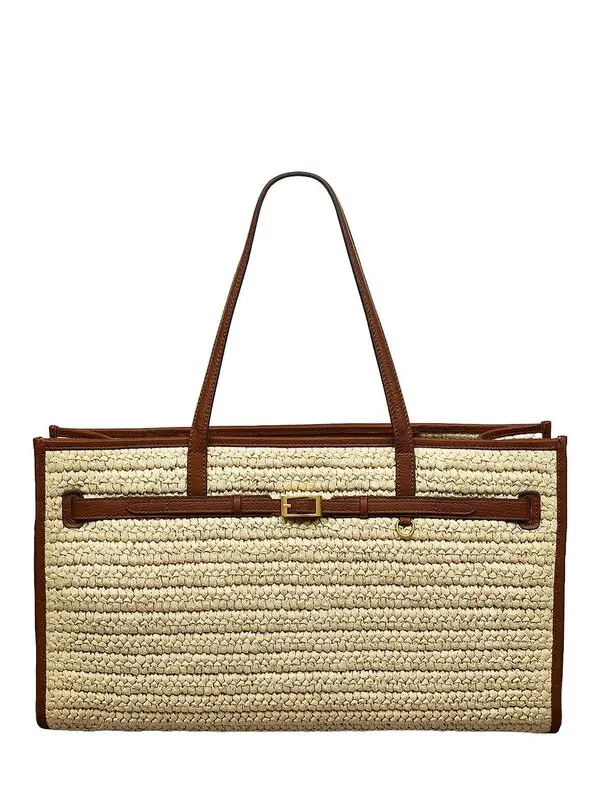 RADLEY The Library Raffia Tote Bag - Natural