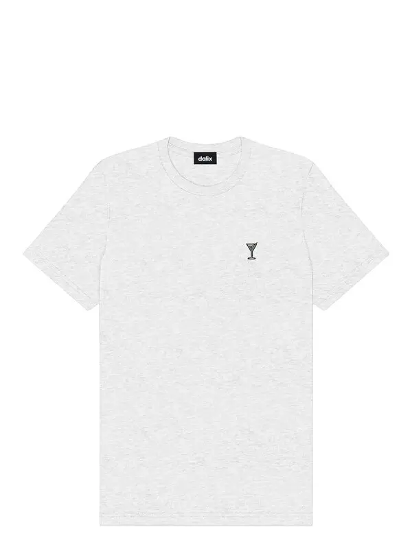 DALIX Martini Cotton Tee - Ash Gray