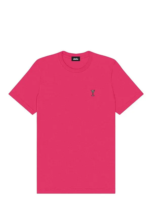 DALIX Martini Cotton Tee - Fuchsia