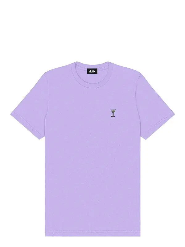 DALIX Martini Cotton Tee - Lavender