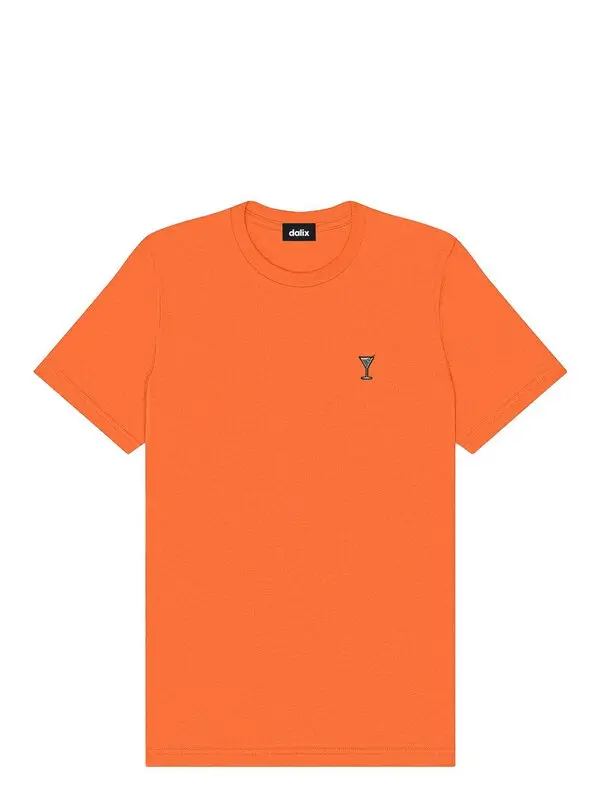 DALIX Martini Cotton Tee - Orange