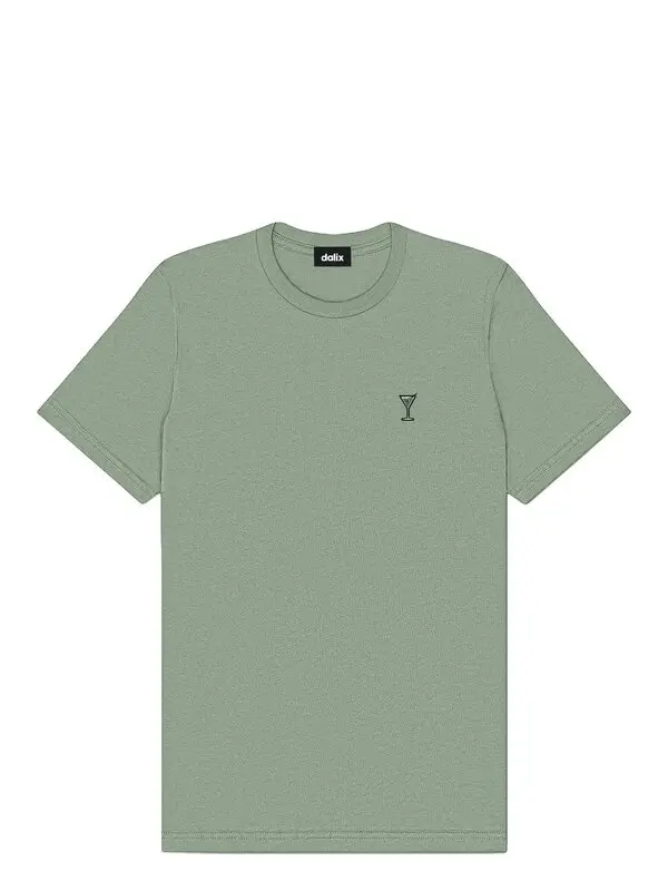 DALIX Martini Cotton Tee - Sage