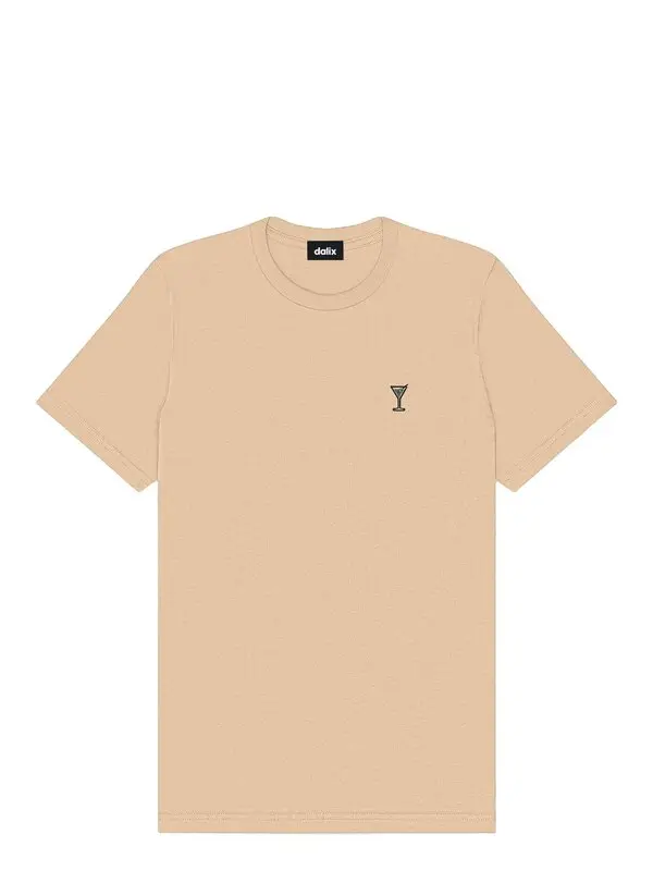 DALIX Martini Cotton Tee - Sand