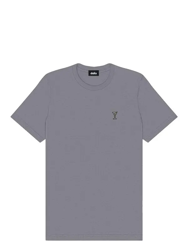 DALIX Martini Cotton Tee - Storm Gray