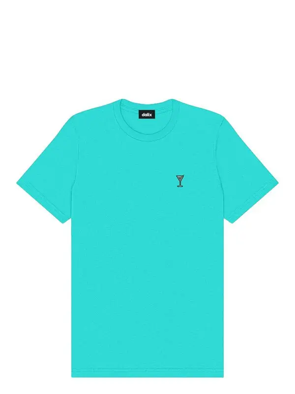 DALIX Martini Cotton Tee - Teal