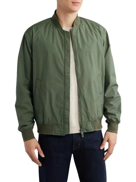 SAVE THE DUCK Olen Water Resistant Bomber Jacket - Thyme Green