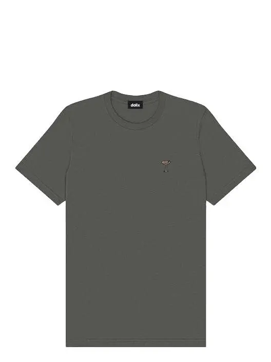 DALIX Coffee Martini Midweight Tee - Asphalt Gray