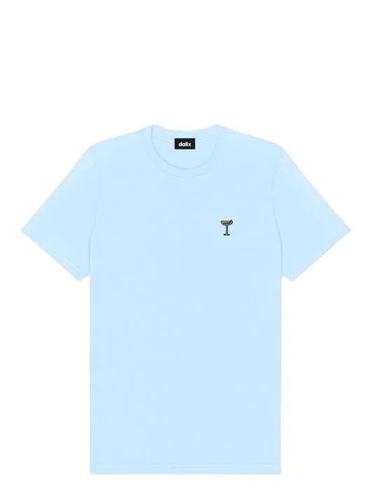 DALIX Coffee Martini Midweight Tee - Baby Blue