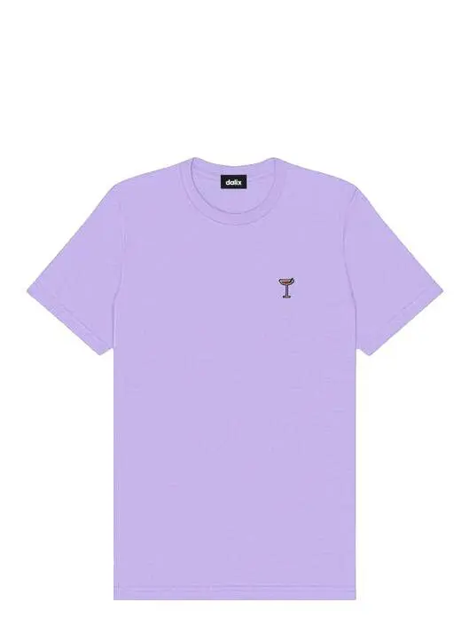 DALIX Coffee Martini Midweight Tee - Lavender