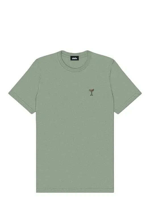 DALIX Coffee Martini Midweight Tee - Sage