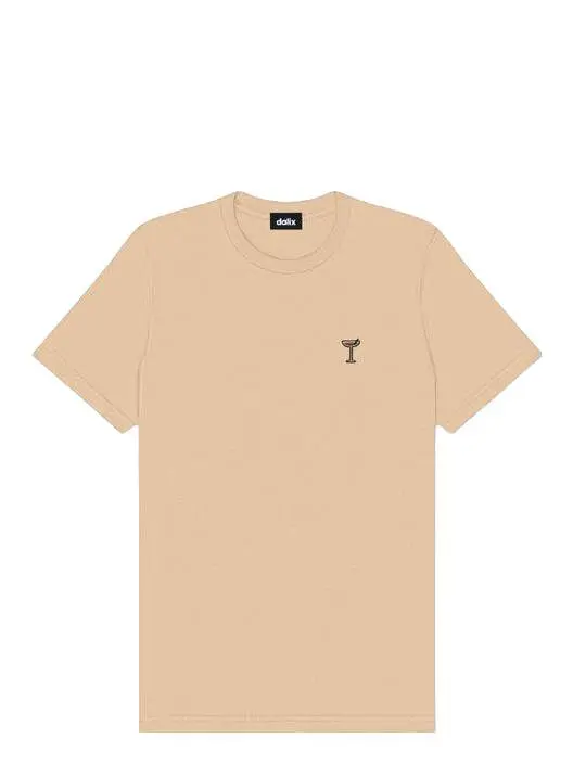 DALIX Coffee Martini Midweight Tee - Sand
