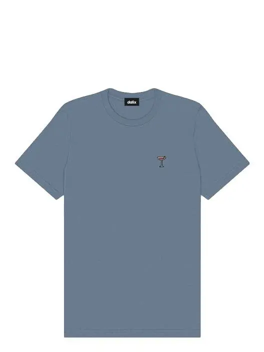 DALIX Coffee Martini Midweight Tee - Slate Gray