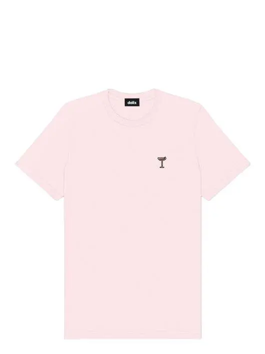 DALIX Coffee Martini Midweight Tee - Soft Pink