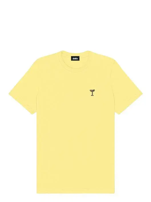 DALIX Coffee Martini Midweight Tee - Yellow
