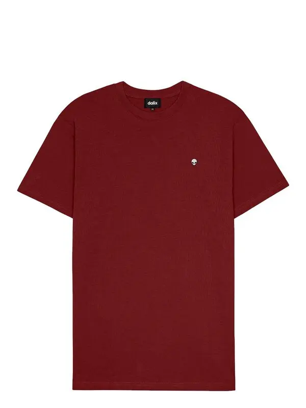 DALIX Lil Alien Soft Heavyweight Tee - Brick Red