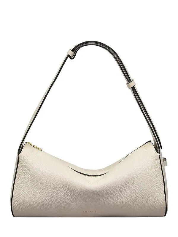 RADLEY Abbey Mews Ziptop Shoulder Bag - Chalk