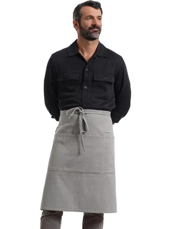 MEEMA Bistro Apron With Pockets - Charcoal