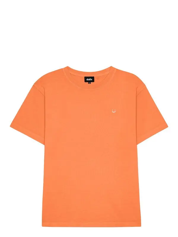 DALIX Lil Smile Midweight Garment Dye Tee - Sherbert