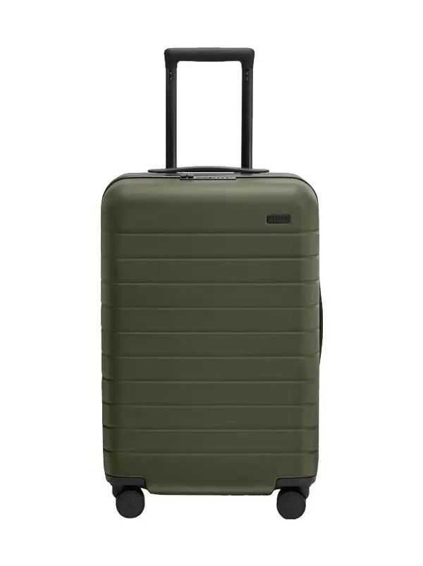 AWAY The Bigger Carry-on Flex Suitcase - Olive Green