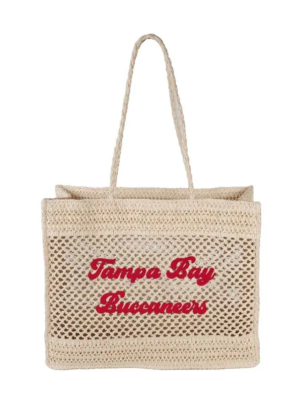LOGO BRANDS Tampa Bay Buccaneers Coastal Tote Bag - Tan