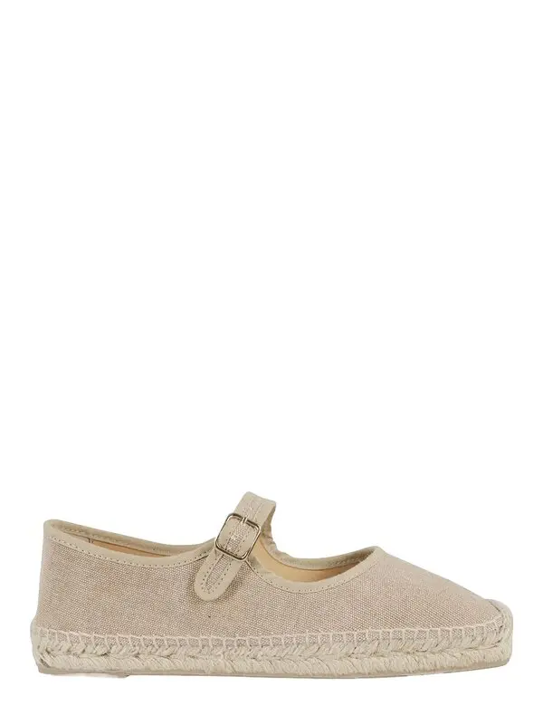 CastaÑer Espadrille With Buckle Detail - Sand