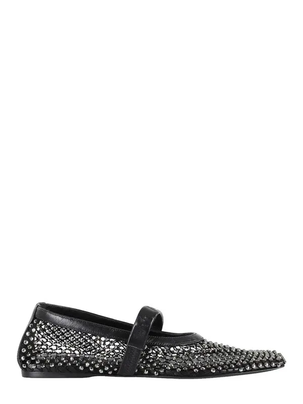 Marni Ballet Flat With Embellishments - Black