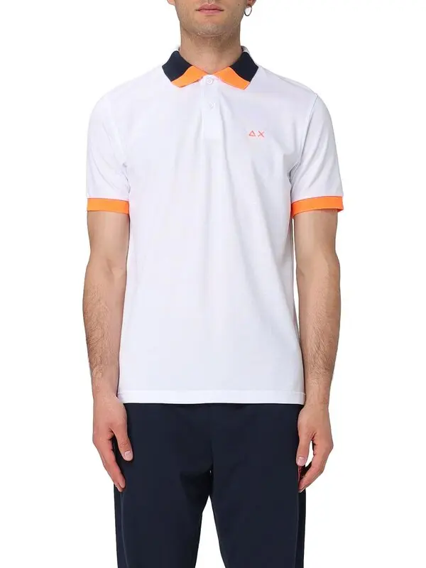 SUN 68 Polo Shirt - White