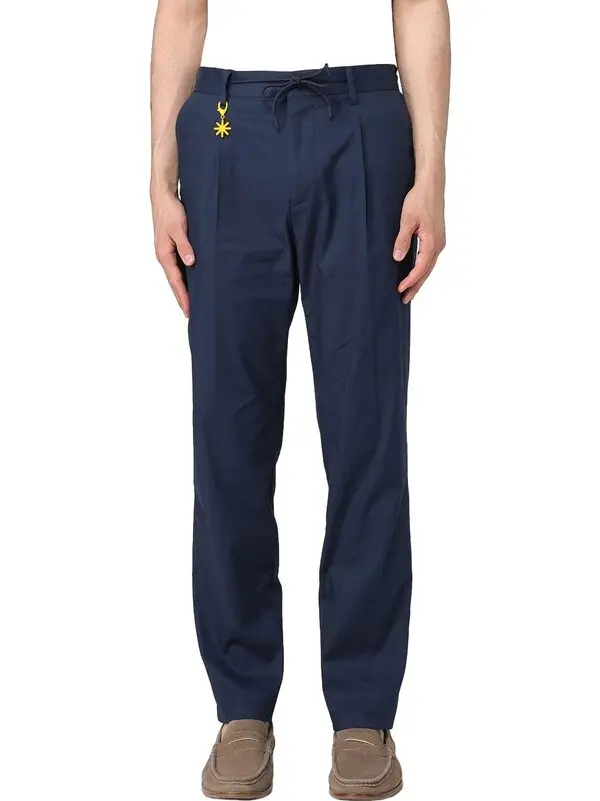 MANUEL RITZ Trousers - Blue