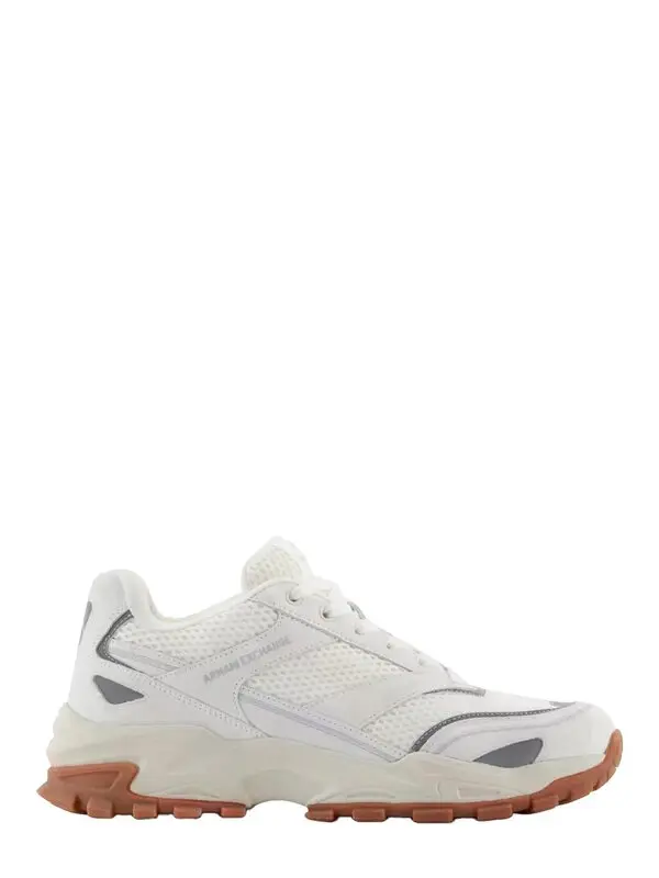 Armani Exchange Leather Sneakers - White