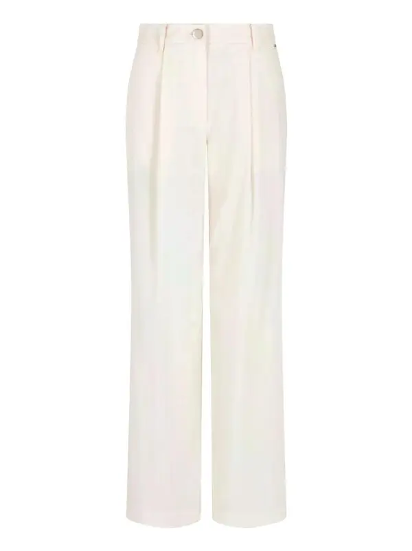 Armani Exchange Wide-leg Trousers - White