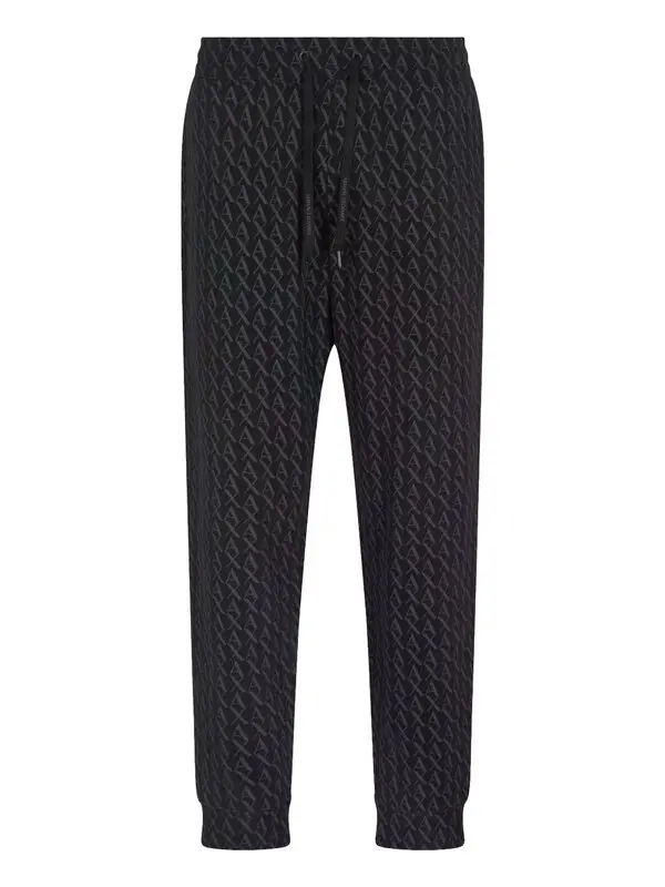 Armani Exchange Cotton Trousers - Black