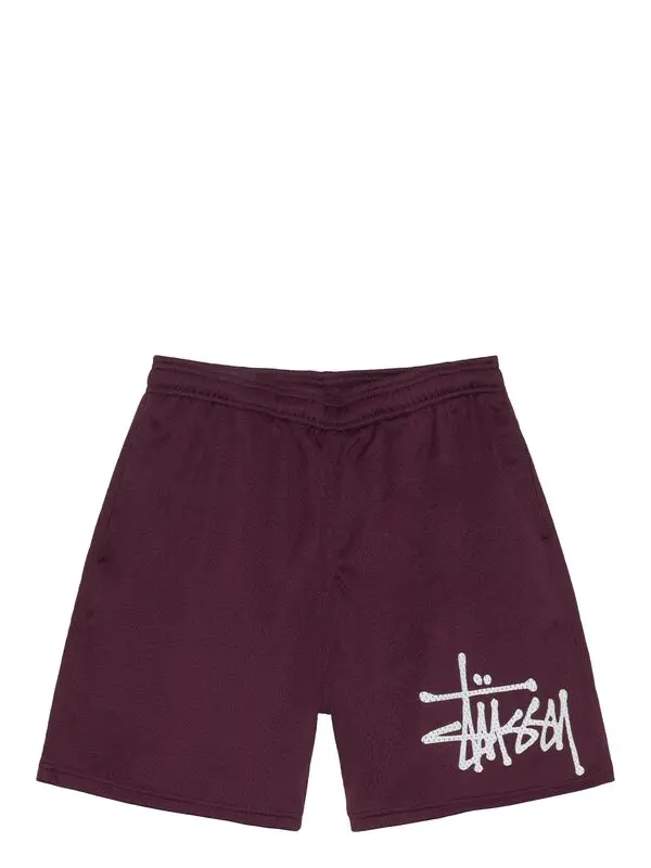 StÜssy Big Basic Mesh Short - Red