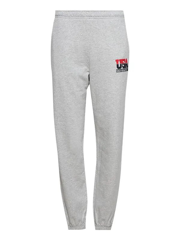 SPORTY & RICH Team Usa Sweatpant - Grey