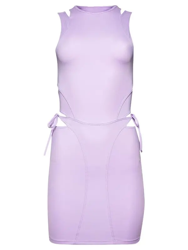Vetements Deconstructed Mini Dress - Purple