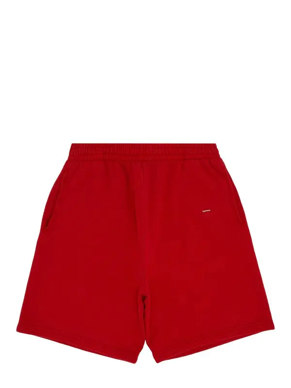 Supreme Overdyed Small Box Sweatshort - Red