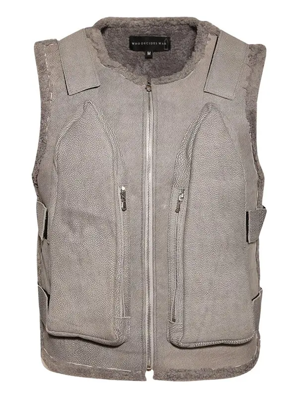 WHO DECIDES WAR BY EV BRAVADO Bullet Point Vest - Grey