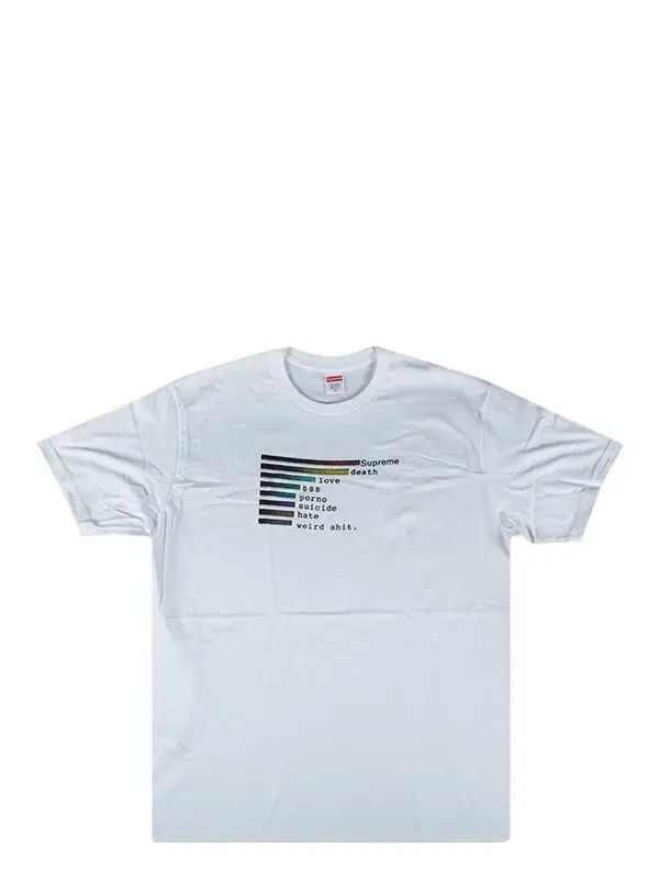 Supreme Chart T-shirt - White