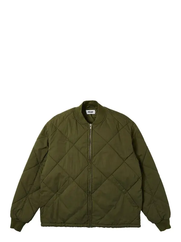 PALACE D-quilt Bomber Jacket - Green