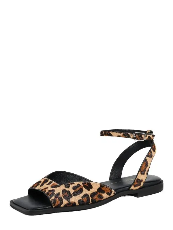 Intentionally Blank Dive Print Sandals - Leopard